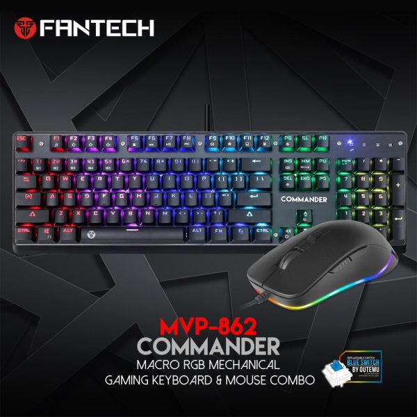 FANTECH K613 Fighter TKL II Tournament Edition Gaming Keyboard - FANTECH