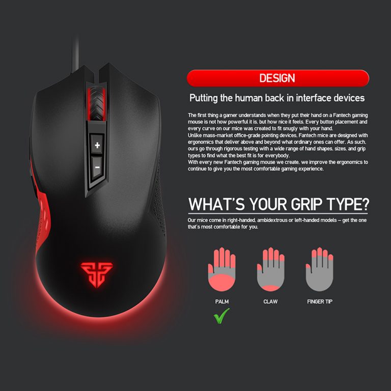 FANTECH X15 Phantom Macro RGB Gaming Mouse - FANTECH