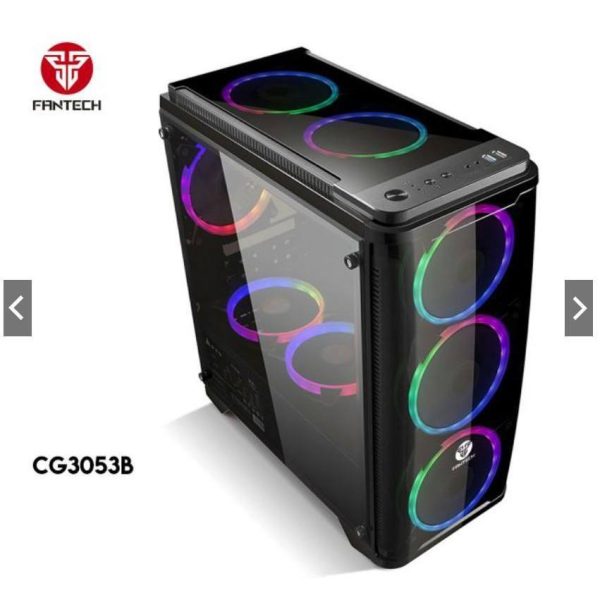FANTECH STRIKE CG72 RGB Middle Tower Case - FANTECH